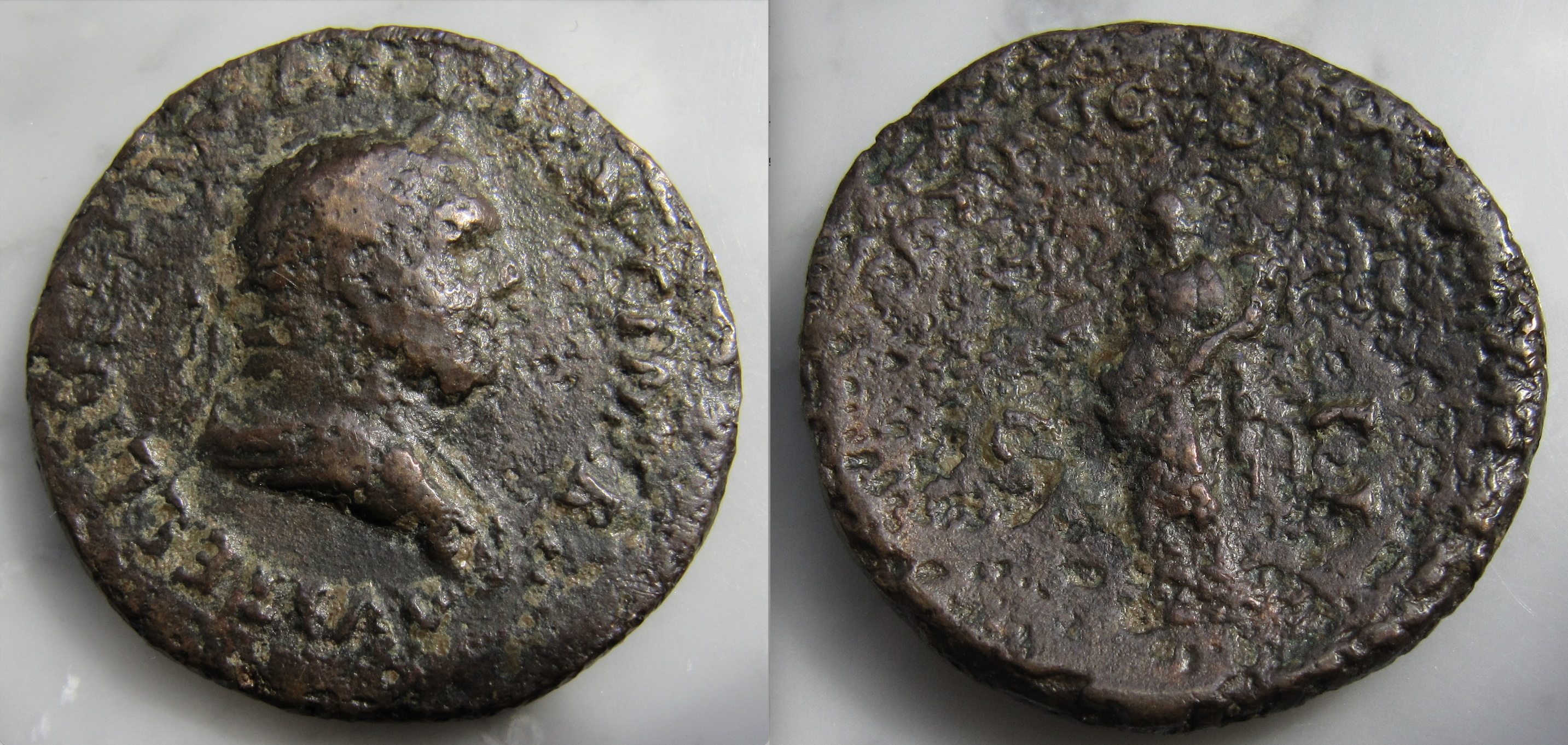 A Sestertius of Vitellius for Less Than 45 Bucks ? .........Well, yes ...