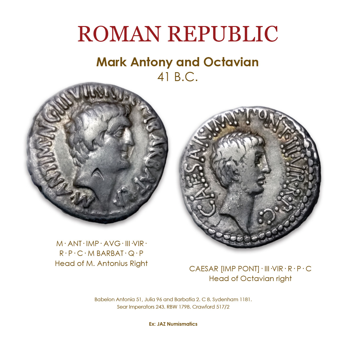 Wins from Leu Web Auction 30? I got Mark Antony and Octavian - Page 3 ...