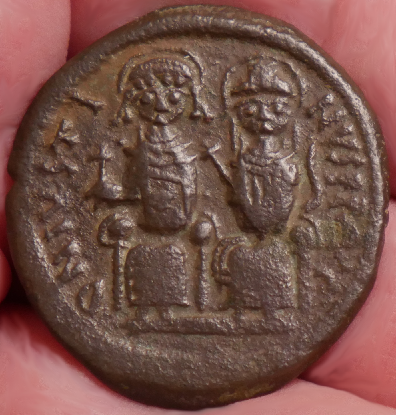 an unusually nice example of Justin II - Byzantine Coins - Numis Forums