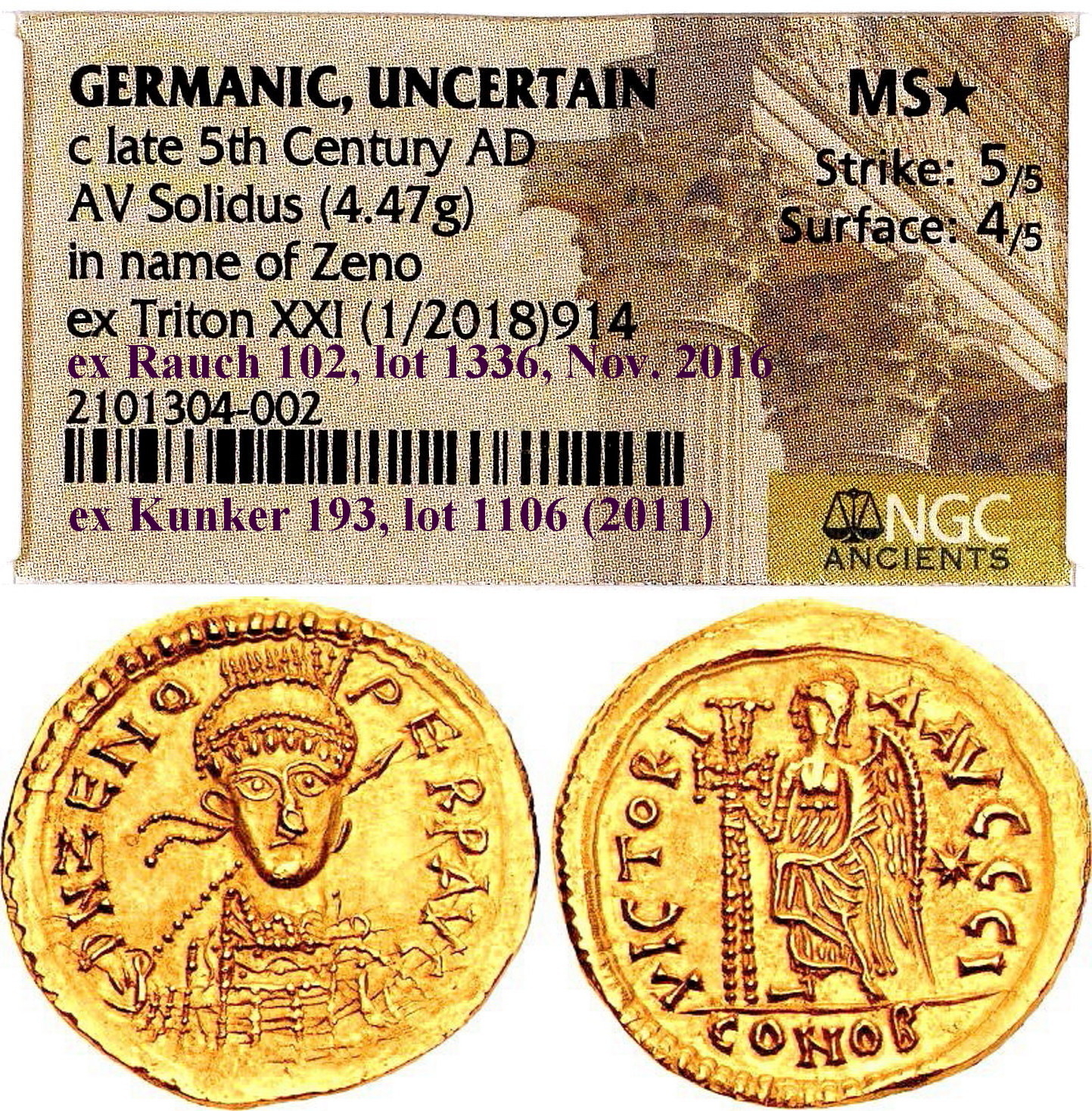 Last solidus of Odovacer? Legacy of Ravenna siege? - Roman Imperial ...