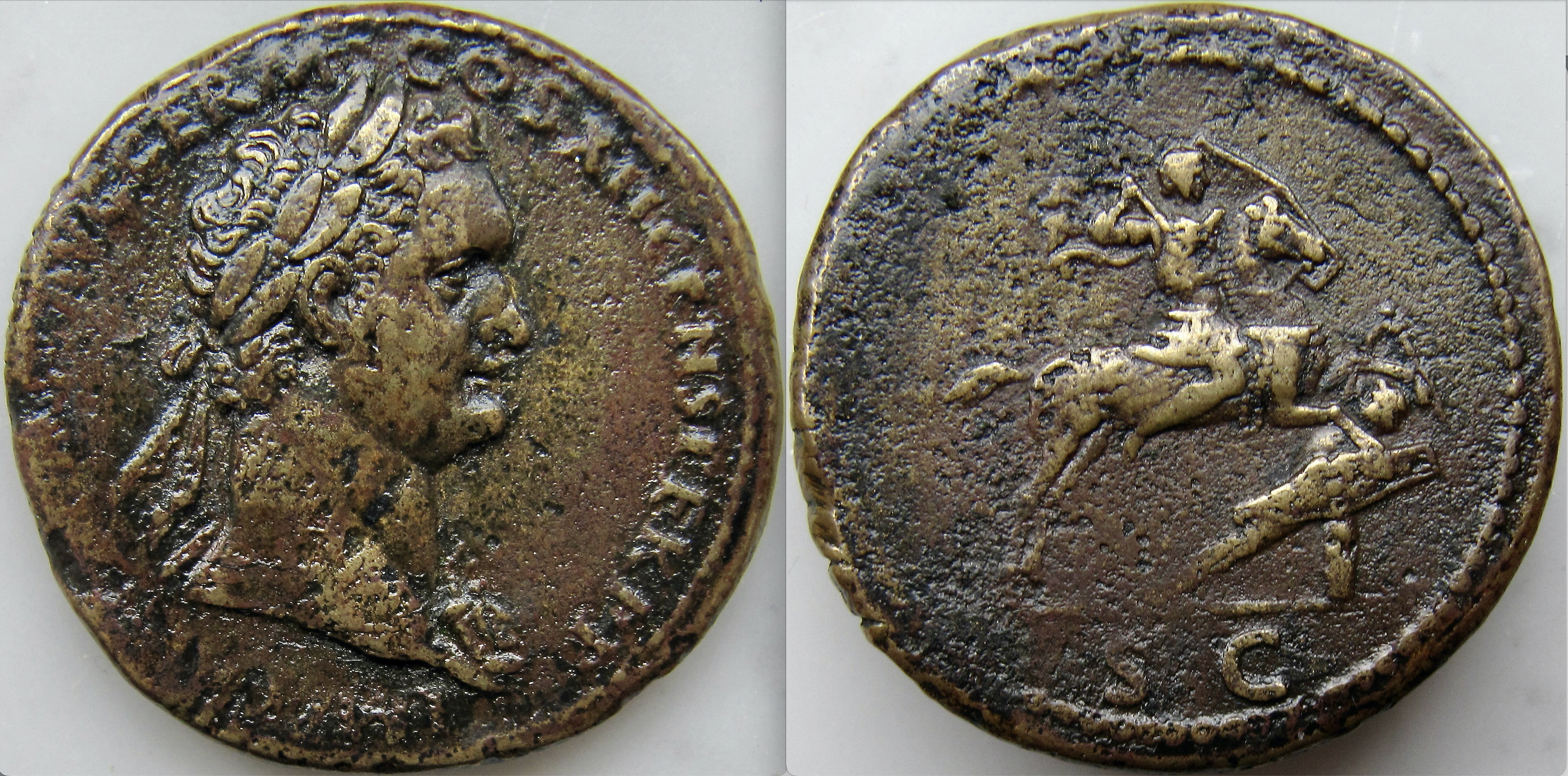 Eye appeal > grade: a worn but attractive Domitian Sestertius - Page 2 ...