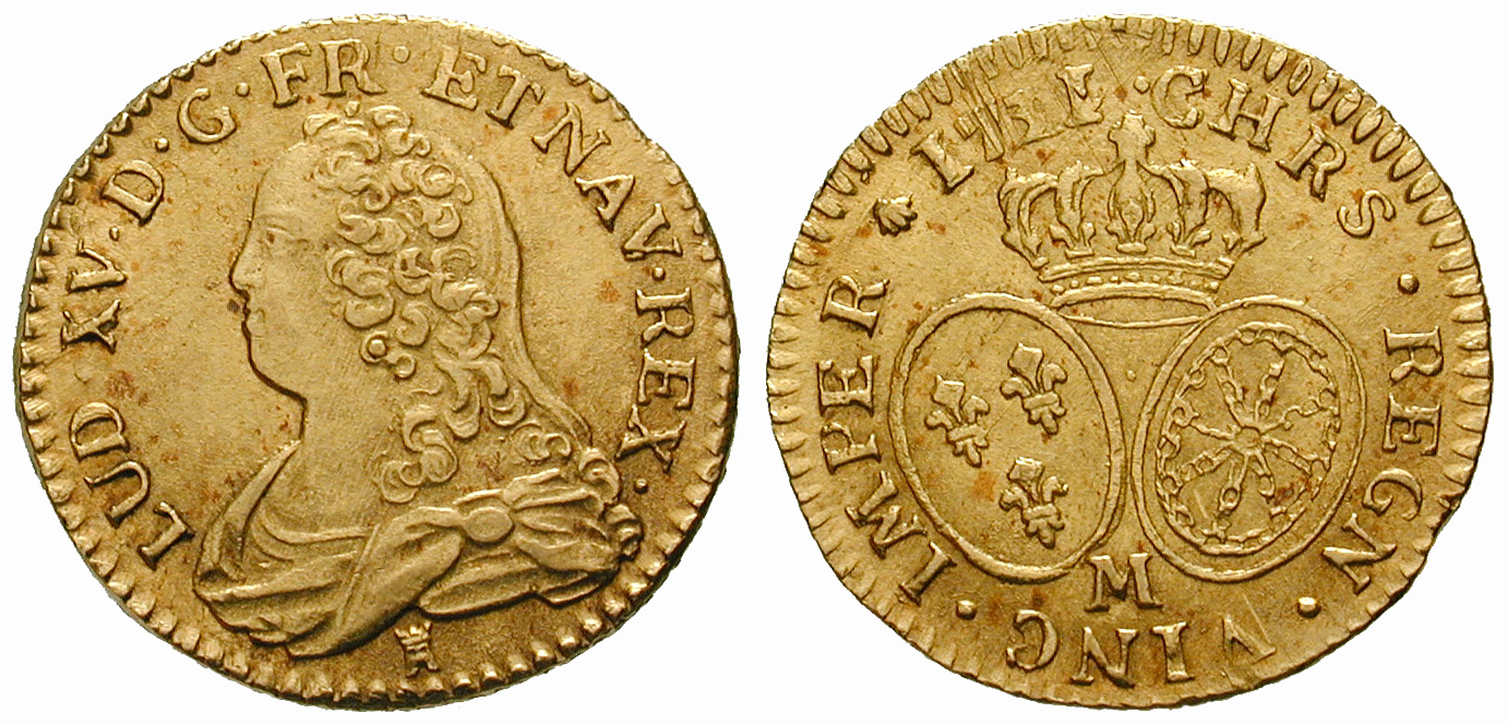 counterfeit ? french gold coin from 1726 - ID Help & Authentication ...