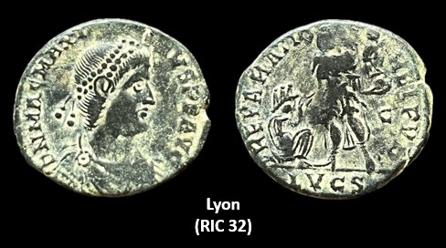 Magnus Maximus AE decargyrus Constantinople mint. - Roman Imperial ...