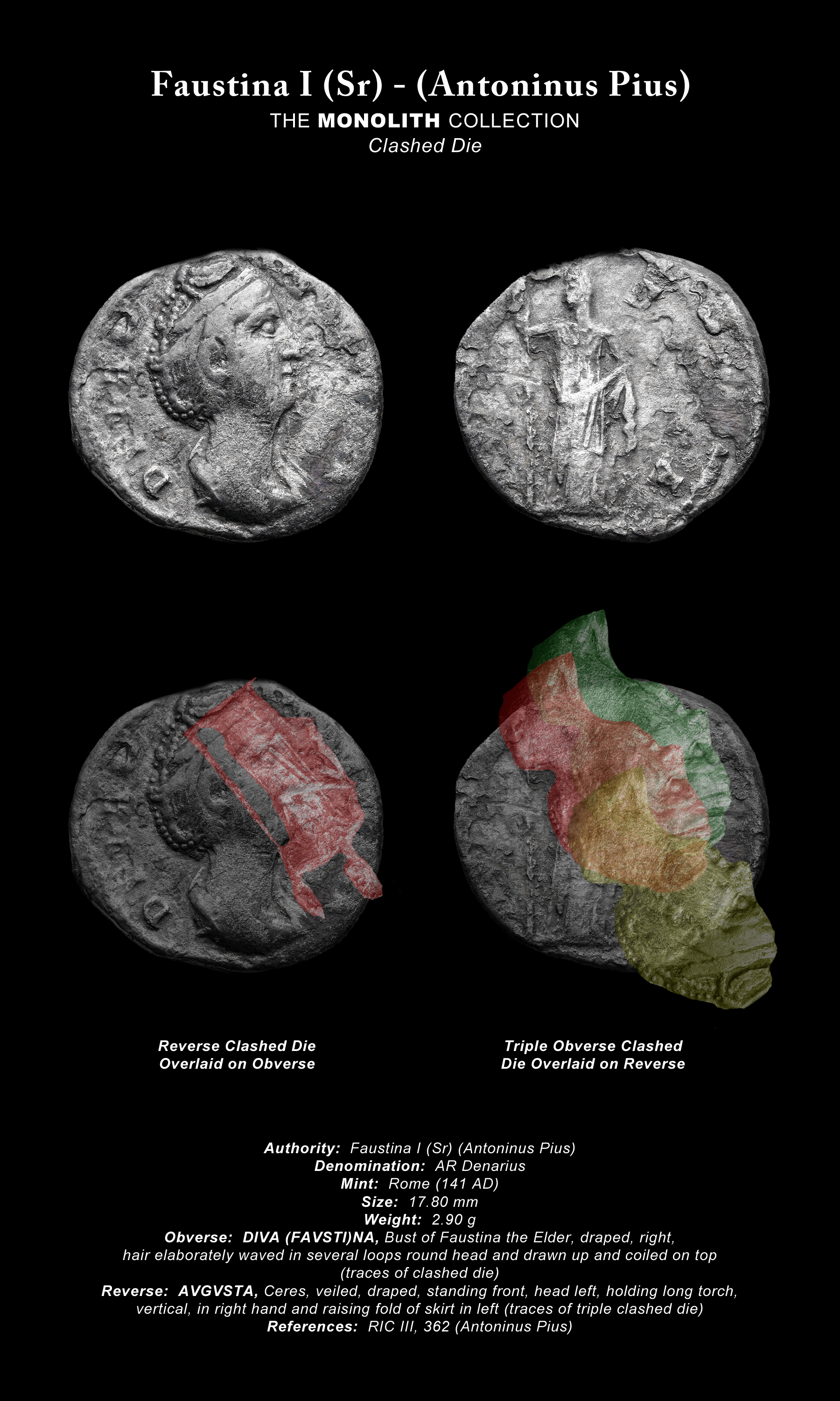 Faustina I (Sr) - Triple Clashed Die - Roman Imperial Coins - Numis Forums
