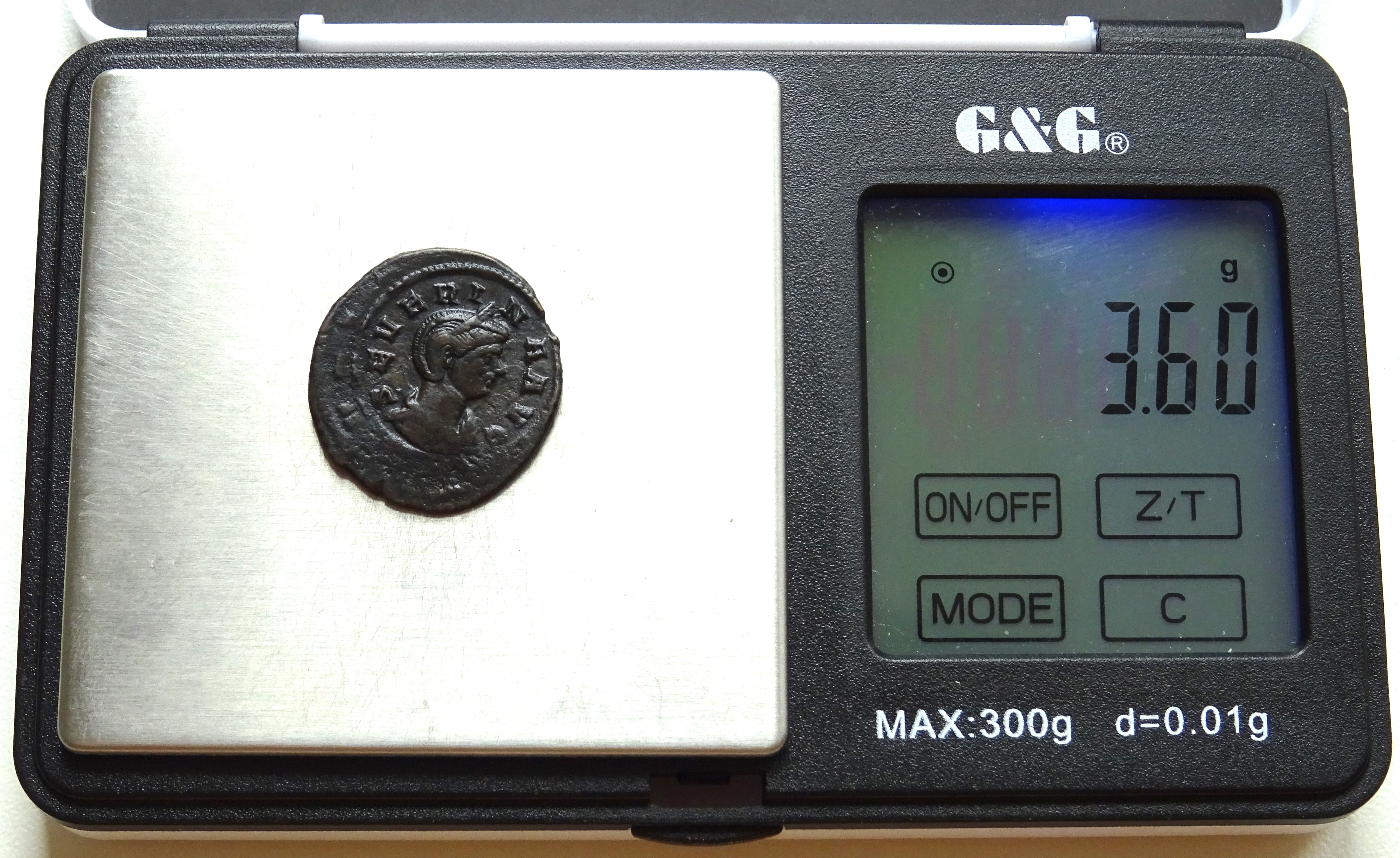 Severina denarius overstruck on an antoninian - Roman Imperial Coins ...