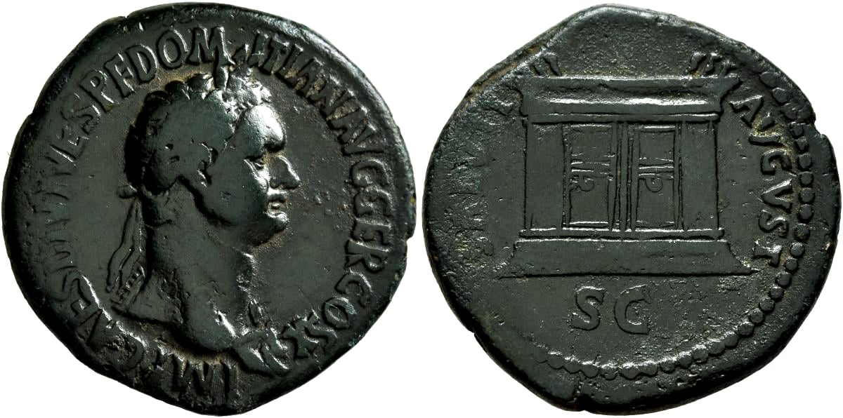 Rare Domitian Altar As - Roman Imperial Coins - Numis Forums