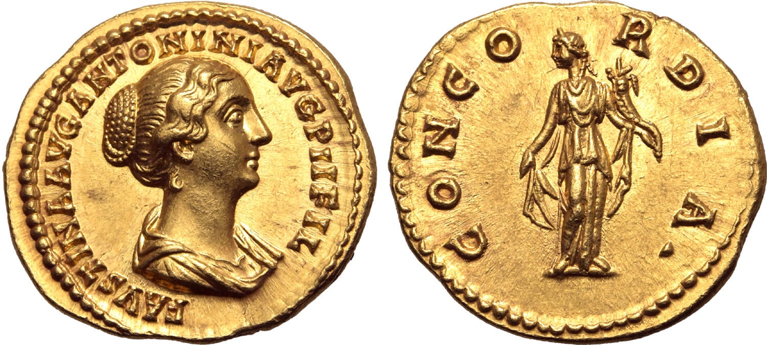Faustina Friday – The CONCORDIA Issues for Faustina the Younger Under ...