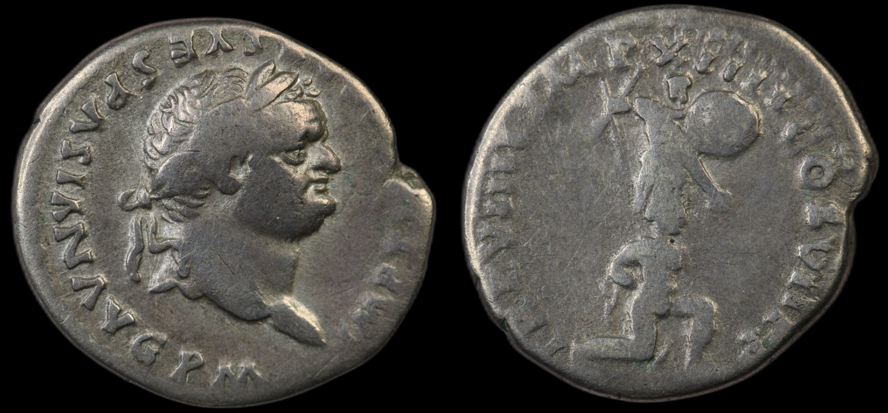 Titus "Judaea Capta" Denarius - Roman Imperial Coins - Numis Forums
