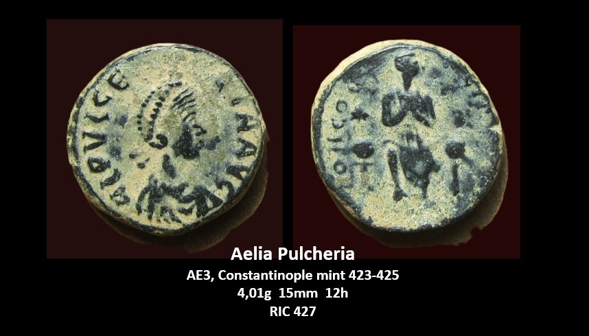 Rare bronzes of Aelia Pulcheria - Roman Imperial Coins - Numis Forums