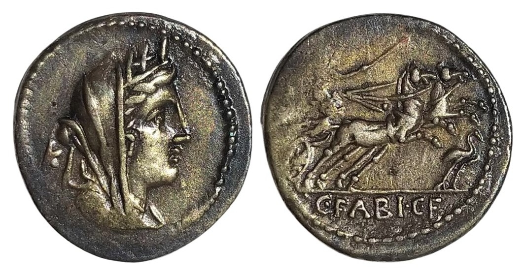 Denarius of C. Fabius C.f. Hadrianus - Roman Republic Coins - Numis Forums
