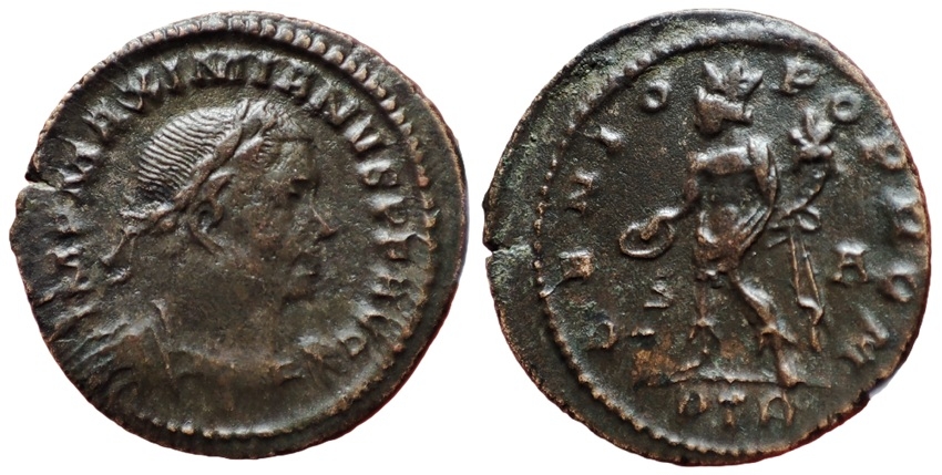 Rare Maximian half nummus from Trier - Bourton-On-The-Water hoard coin ...