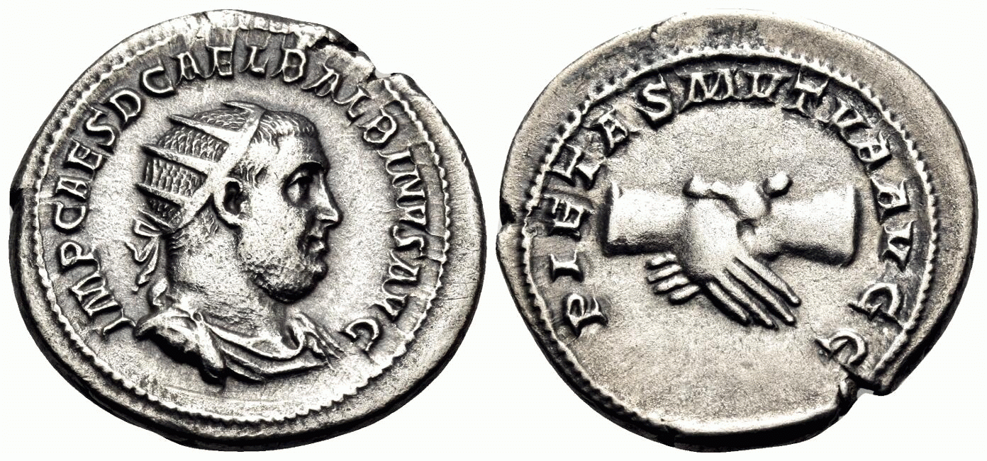 Opinions on this Balbinus AR Antoninianus - Roman Imperial Coins ...