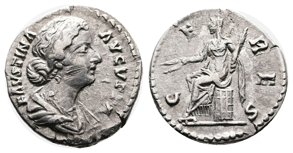 Roman women: Faustina the Younger (Faustina Minor) - Roman Imperial ...