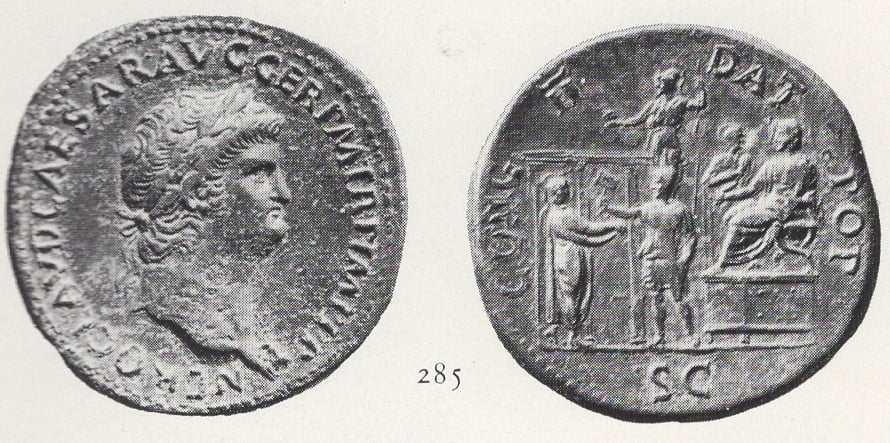 This so-called "Paduan" sestertius of Nero turned into a great learning ...