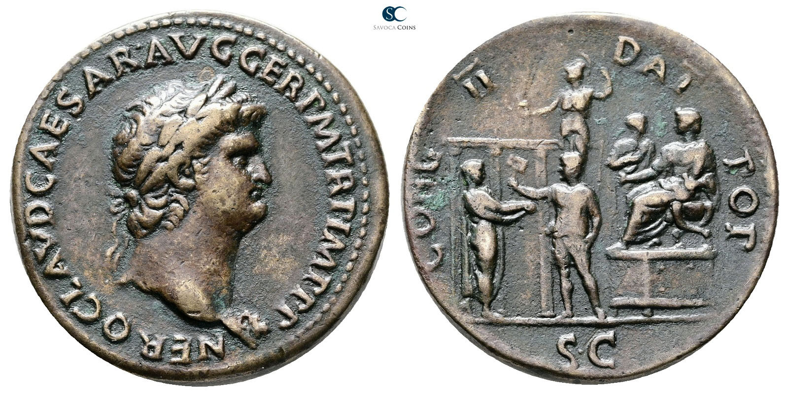 This so-called "Paduan" sestertius of Nero turned into a great learning ...