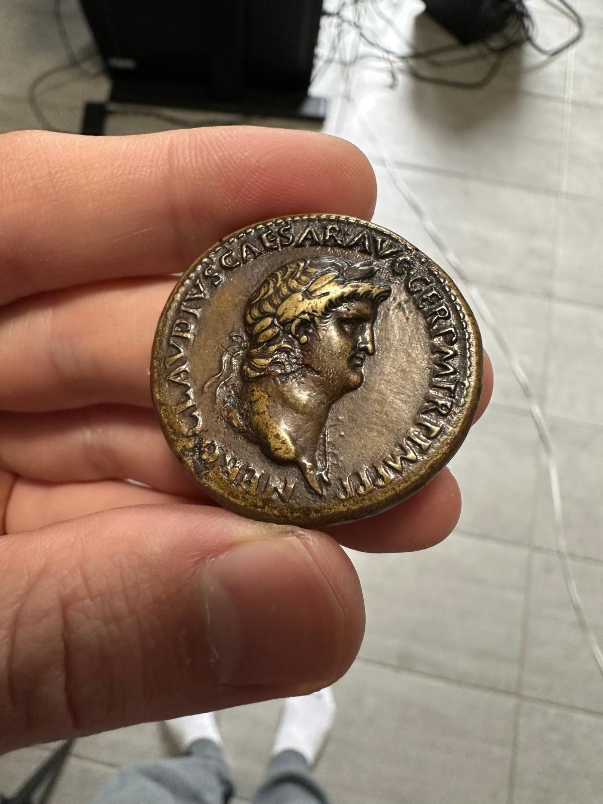 This so-called "Paduan" sestertius of Nero turned into a great learning ...