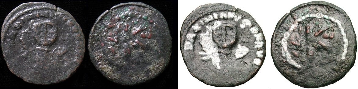 An overstruck Leontius - Byzantine Coins - Numis Forums