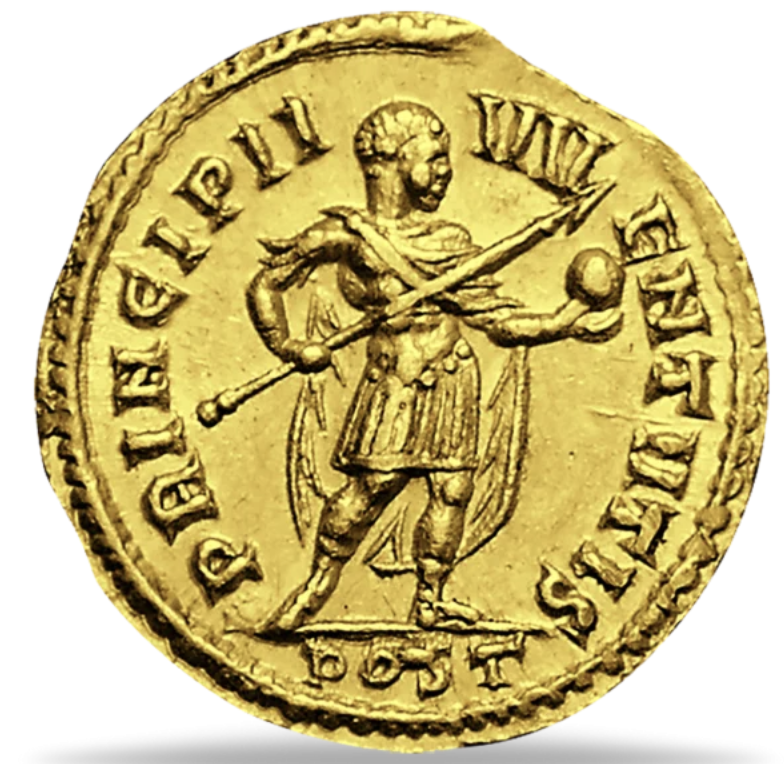 Rare gold coin of Constantine from Ostia - help needed - Roman Imperial ...