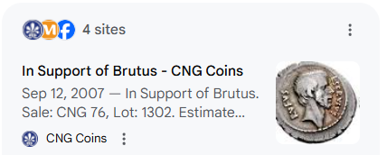 Brutus - An Affordable Historical Denarius - Roman Imperial Coins ...