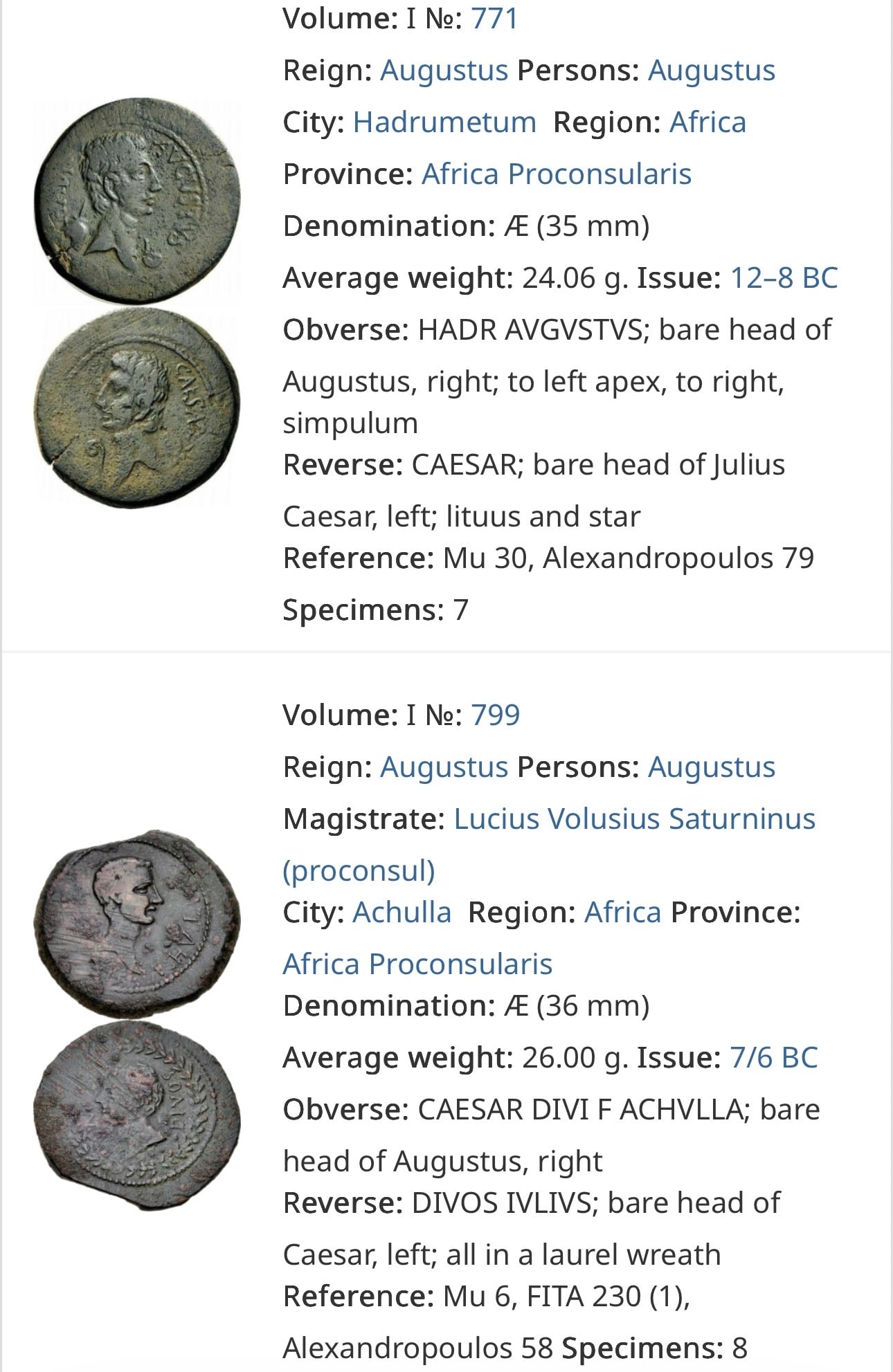 The Largest Caesar Portrait - Size Matters - Roman Imperial Coins ...