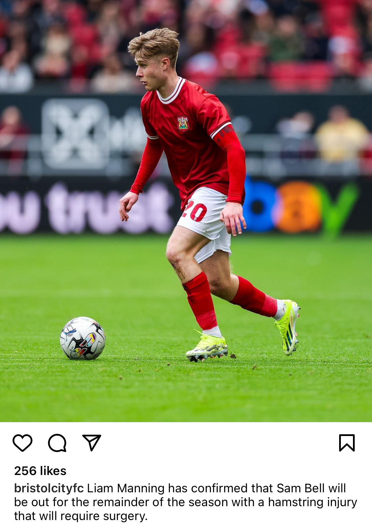 All the best sam bell - Football Chat - OTIB - The Bristol City Forum