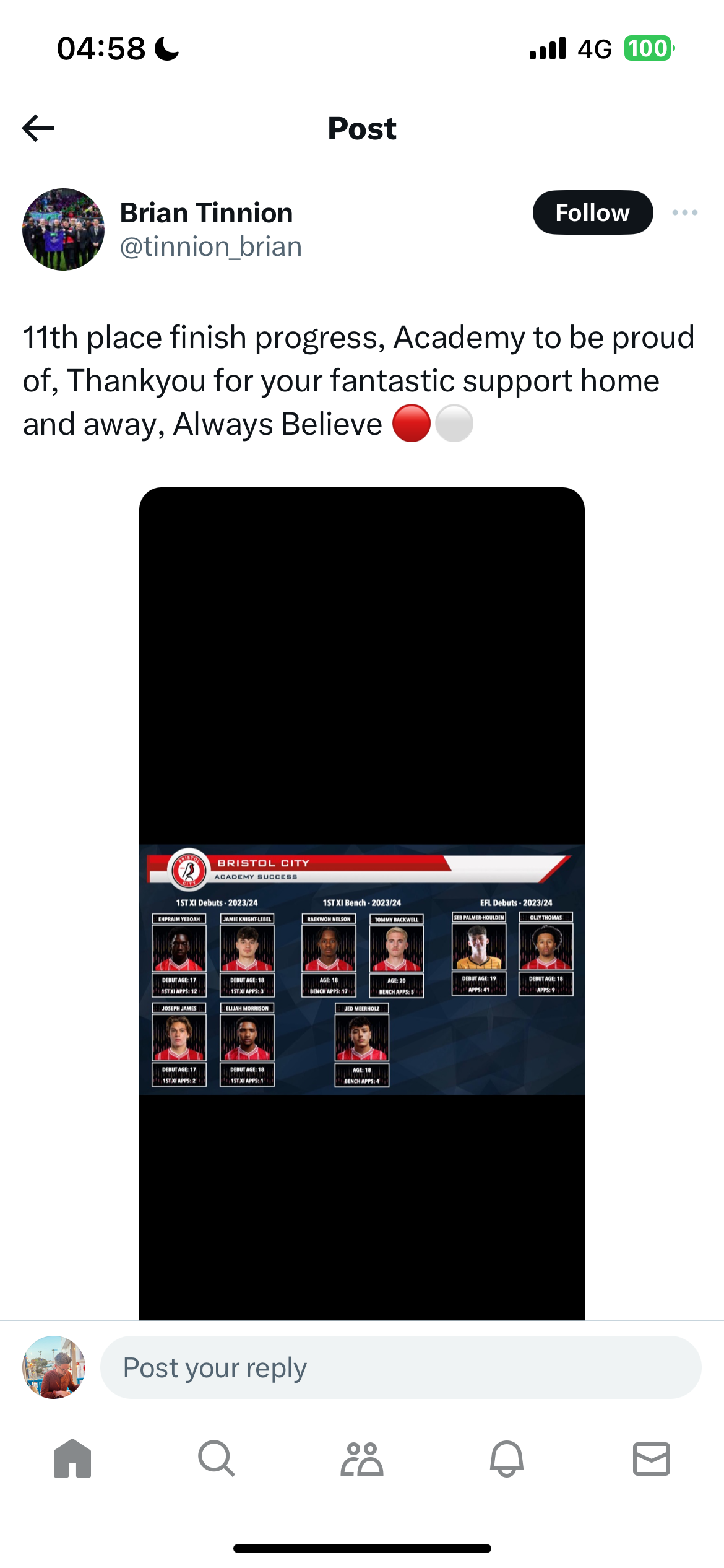 Tinnion is back! - Football Chat - One Team in Bristol - Bristol City Forum