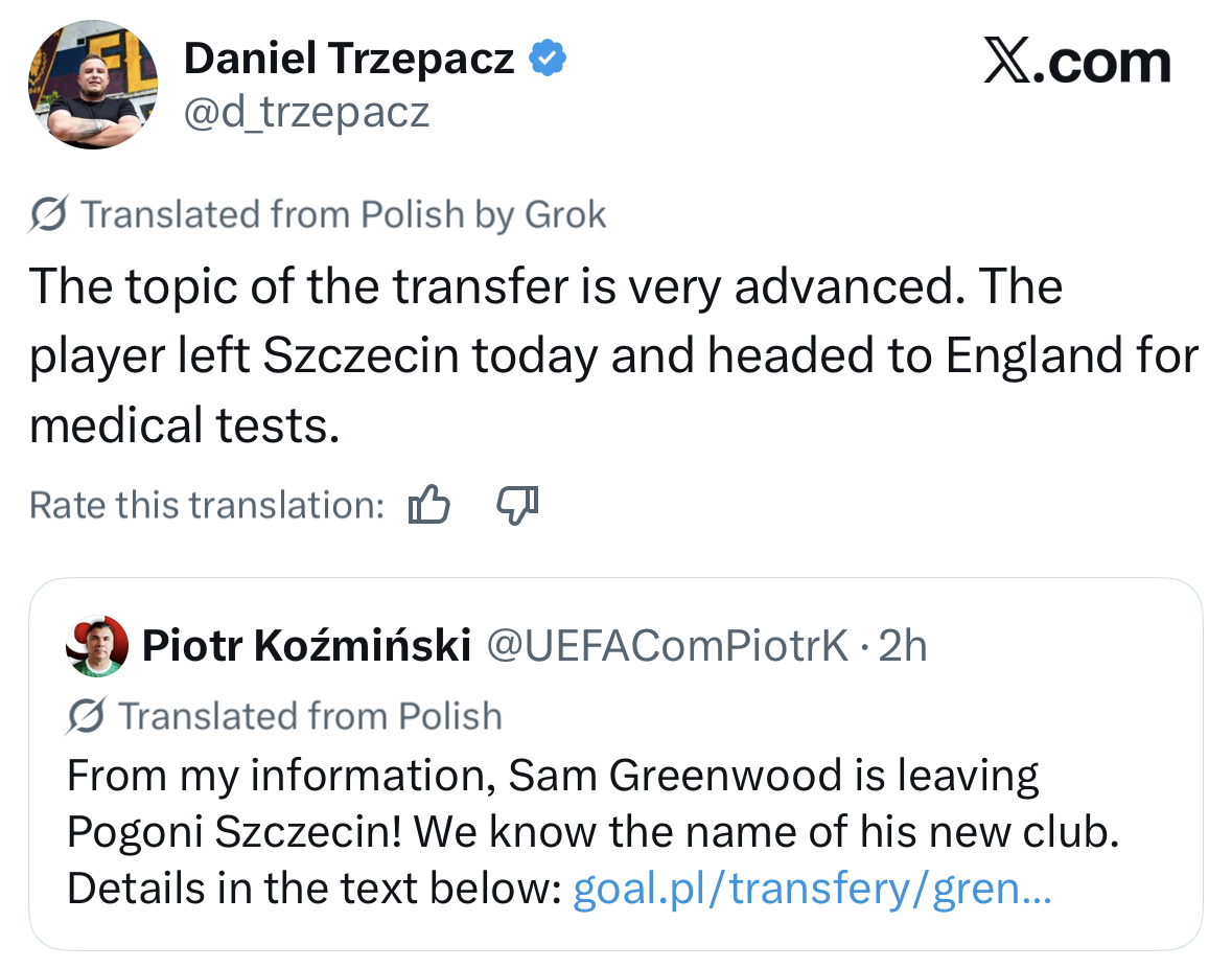Rumour - Sam Greenwood - Source: Twitter chat - Page 2 - Transfer Forum ...