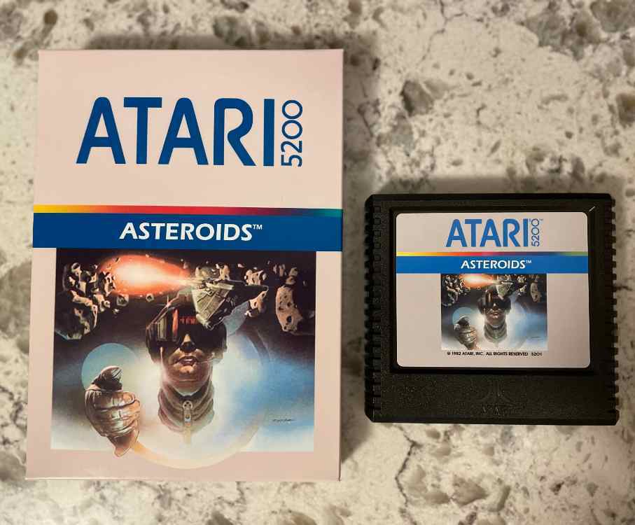 Terry Hoff artwork for the unreleased Asteroids 5200 (Atari, 1982 ...