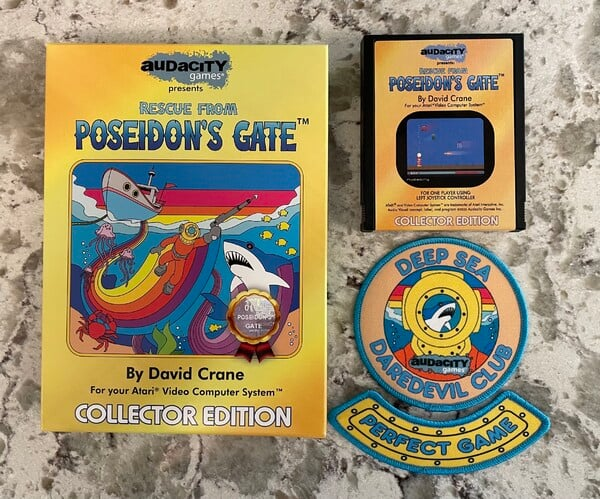 New Atari 2600 Game from Audacity Games - Rescue from Poseidon's Gate ...