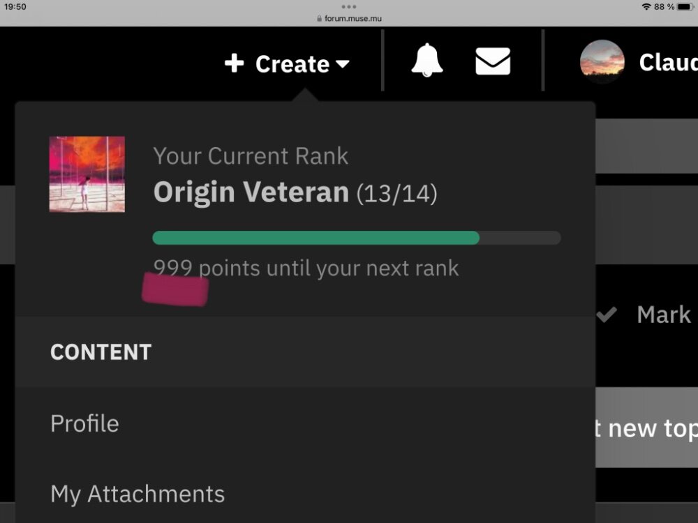Ranks on the forum - Muse.mu Support - Muse