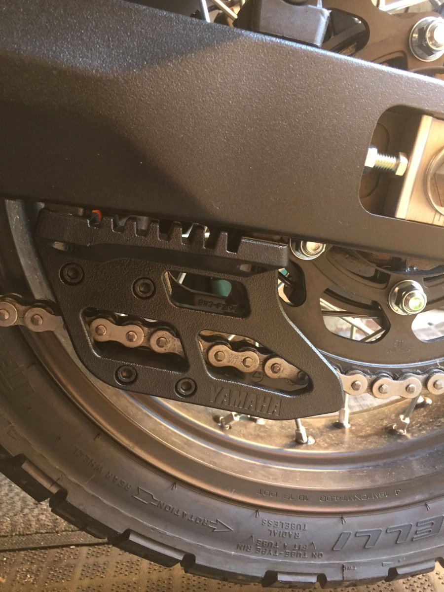 Chain guide - Parts and upgrades reviews - Yamaha Tenere 700 Forum