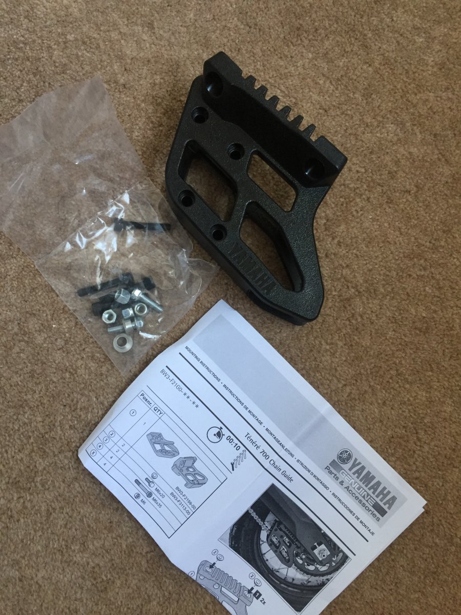 Chain guide - Parts and upgrades reviews - Yamaha Tenere 700 Forum