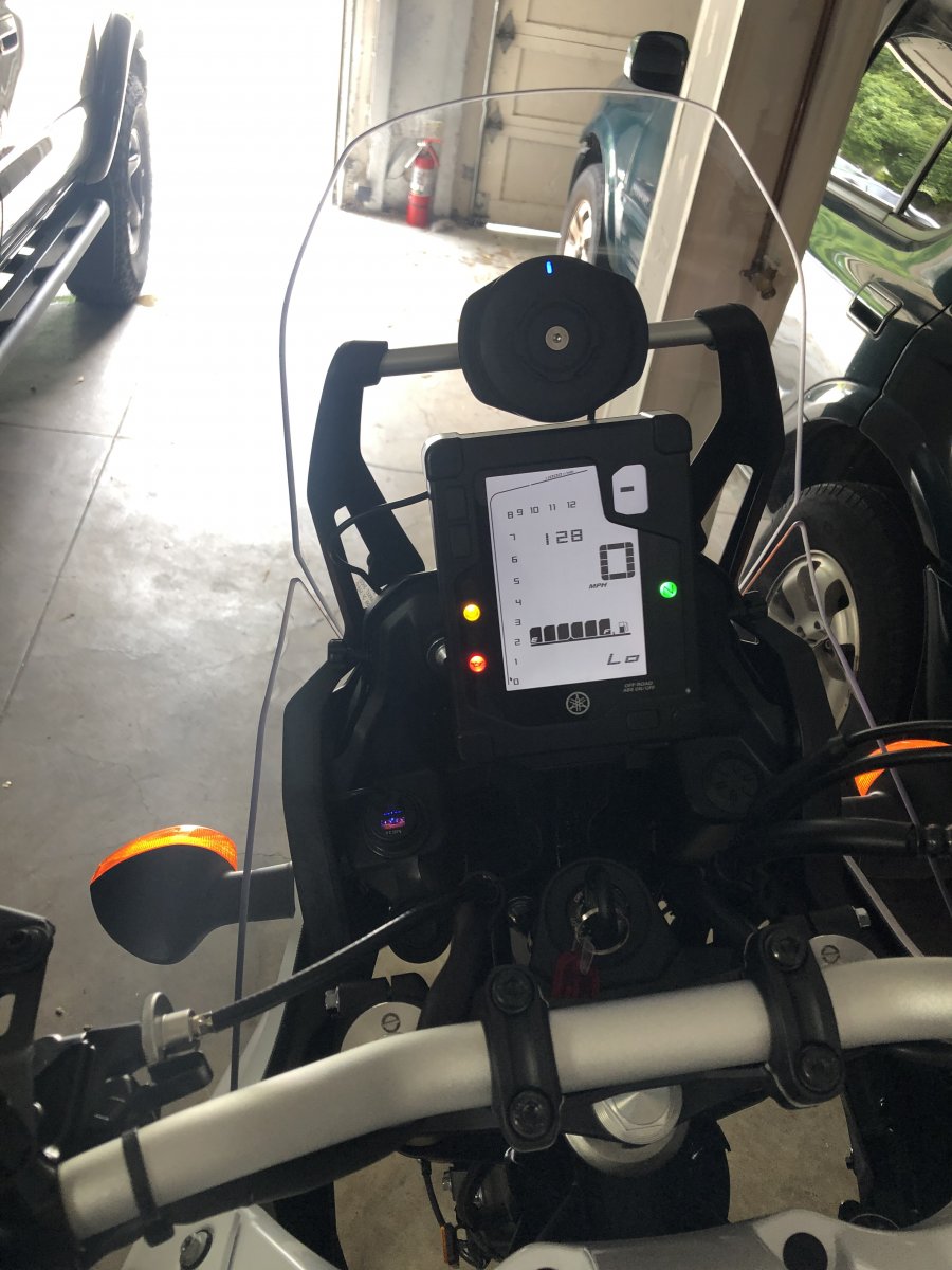 Tenere 700 Navigation Mounts 12mm - Parts and upgrades reviews - Yamaha ...