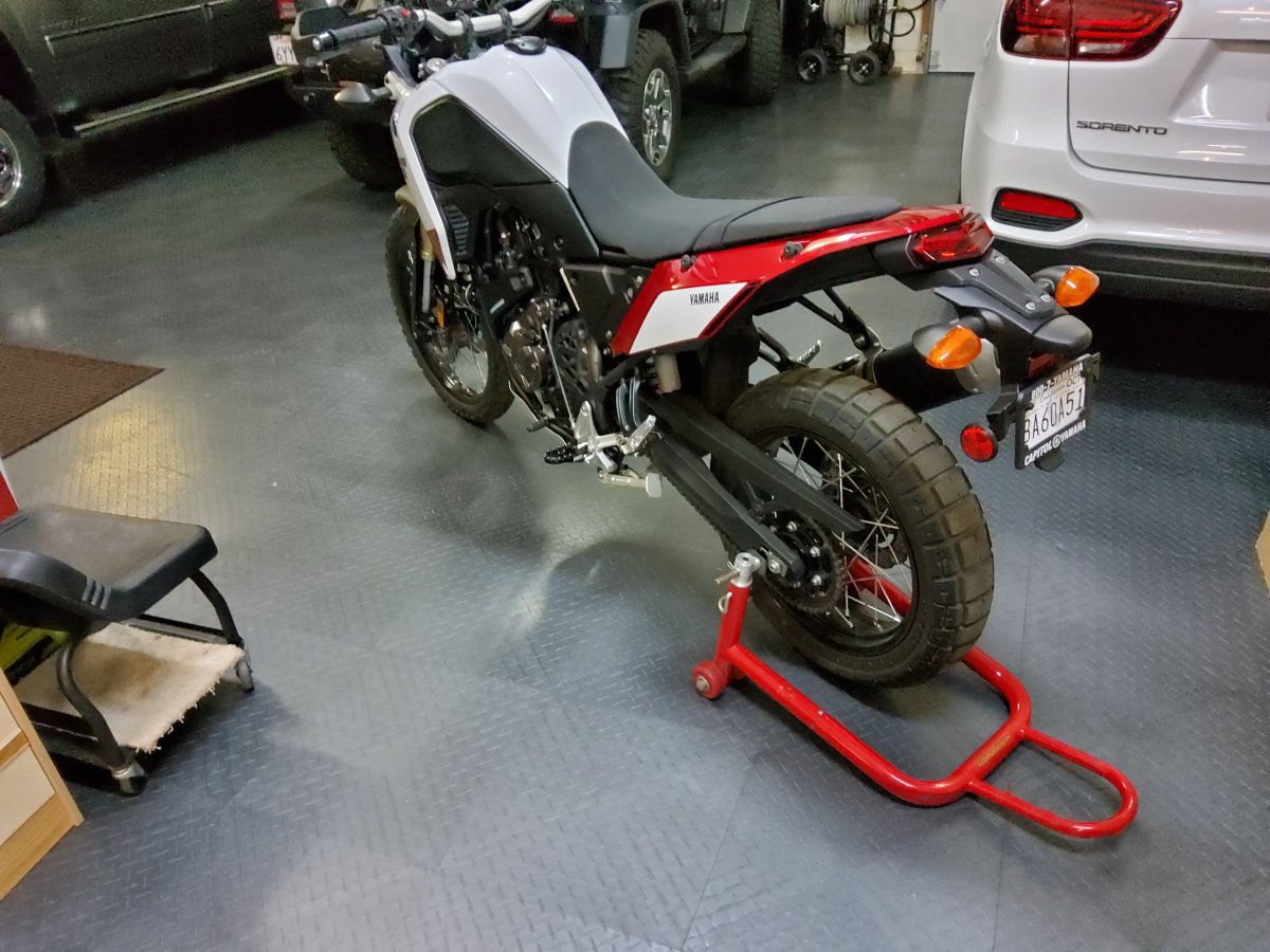 My answer to the centerstand - Parts and upgrades reviews - Yamaha ...