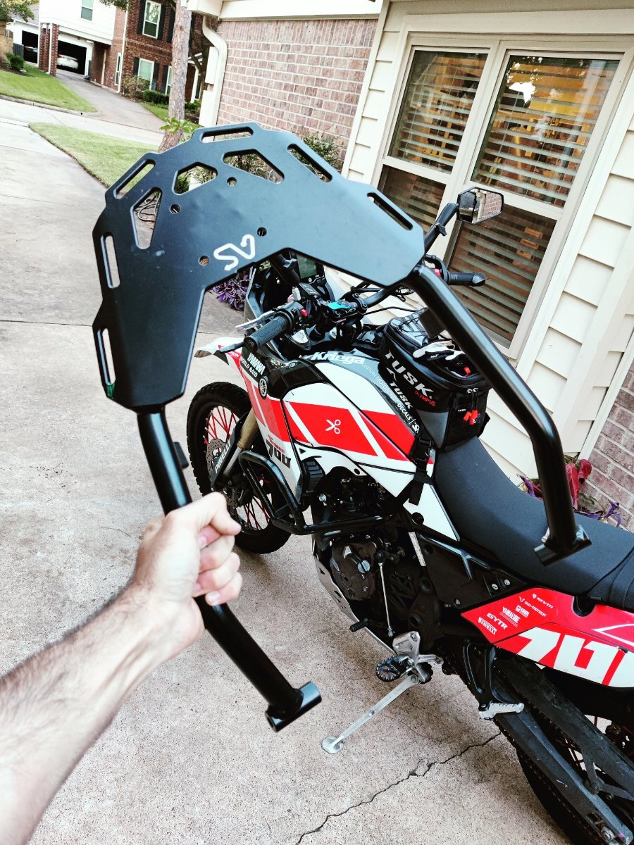 *SOLD* Adventure Spec Rear Rack for sale - T7 Parts for sale - Yamaha ...