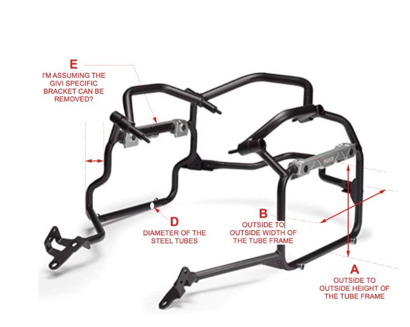 T7 OEM Side Pannier Racks - Parts and upgrades reviews - Yamaha Tenere ...