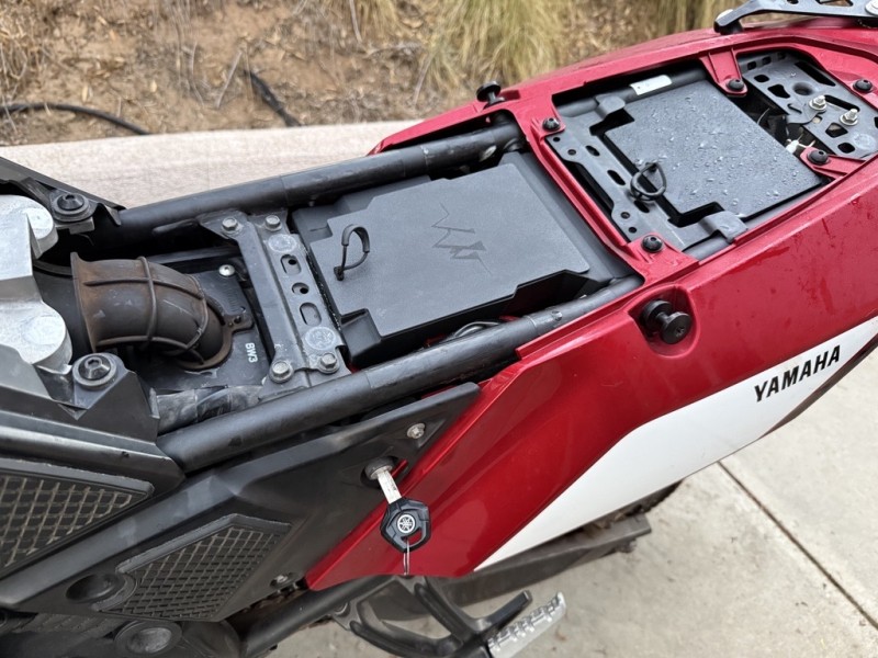 Under-Seat Storage Idea – Feedback Wanted - Tenere 700 DIY Tech Tips ...