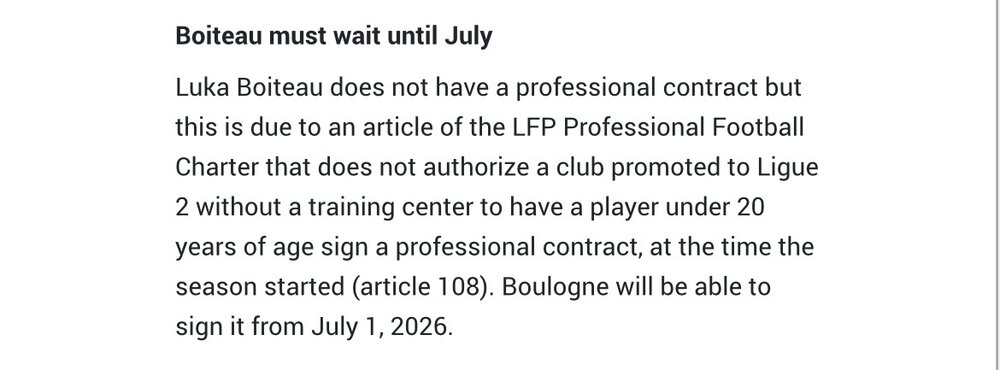 Luka Boiteau - Page 2 - Men's National Teams - Canadian Soccer News