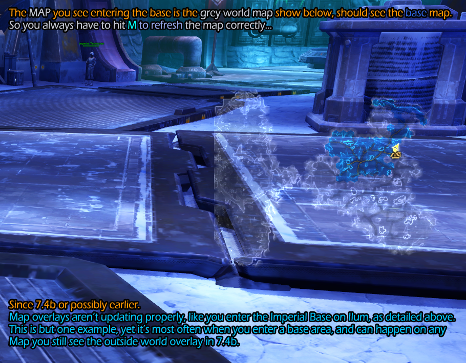 Issue with Map Overlay After Quick Travel - Bug Reports - SWTOR | Forums