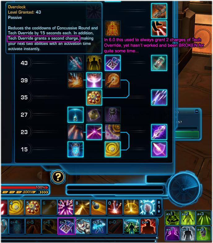 BUG/Tooltip: For Commando - Gunnery Ability Tree (43) Overclock & Merc ...