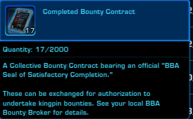 Kingpin Bounty Contracts purchasable for credits - Suggestion Box ...