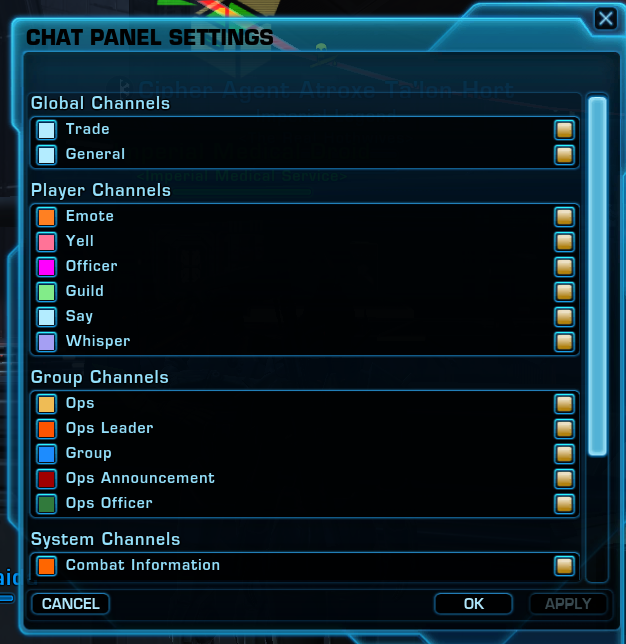 No Access To General & Trade Chat. - Bug Reports - SWTOR | Forums