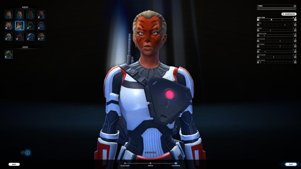 Character Customization Teeth Bug - Bug Reports - SWTOR | Forums