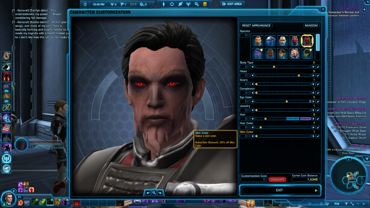 Please add old skin tones back to Dark Side Characters. - Suggestion ...