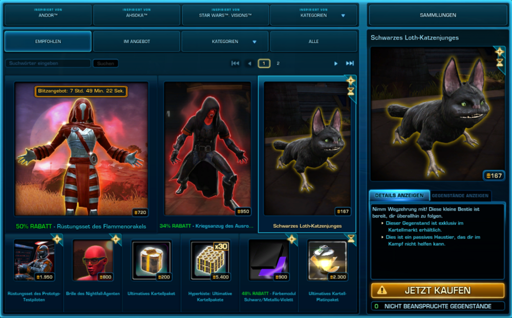 How To Get Black Loth-Cat Kitten...? - General Discussion - SWTOR | Forums