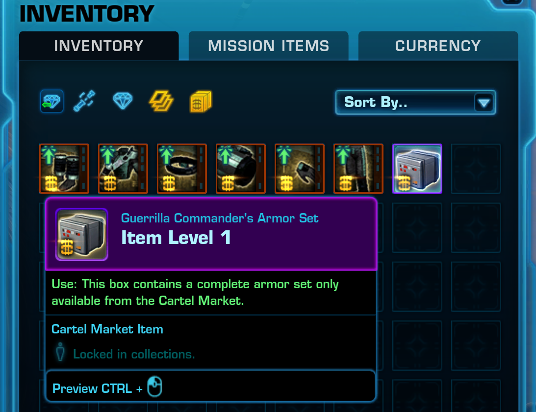 Cartel Market armor sets in a crate form - how do you get it? - New ...