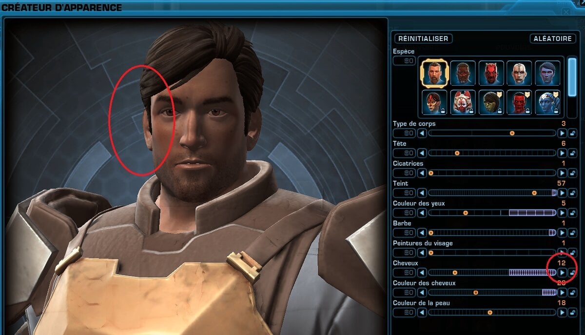 Human Hairstyle #12 appears different in Character Creation and ...