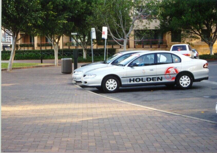 Sydney 2000 Official Olympic Vehicle. Silver Holden Commodore Parked at ...