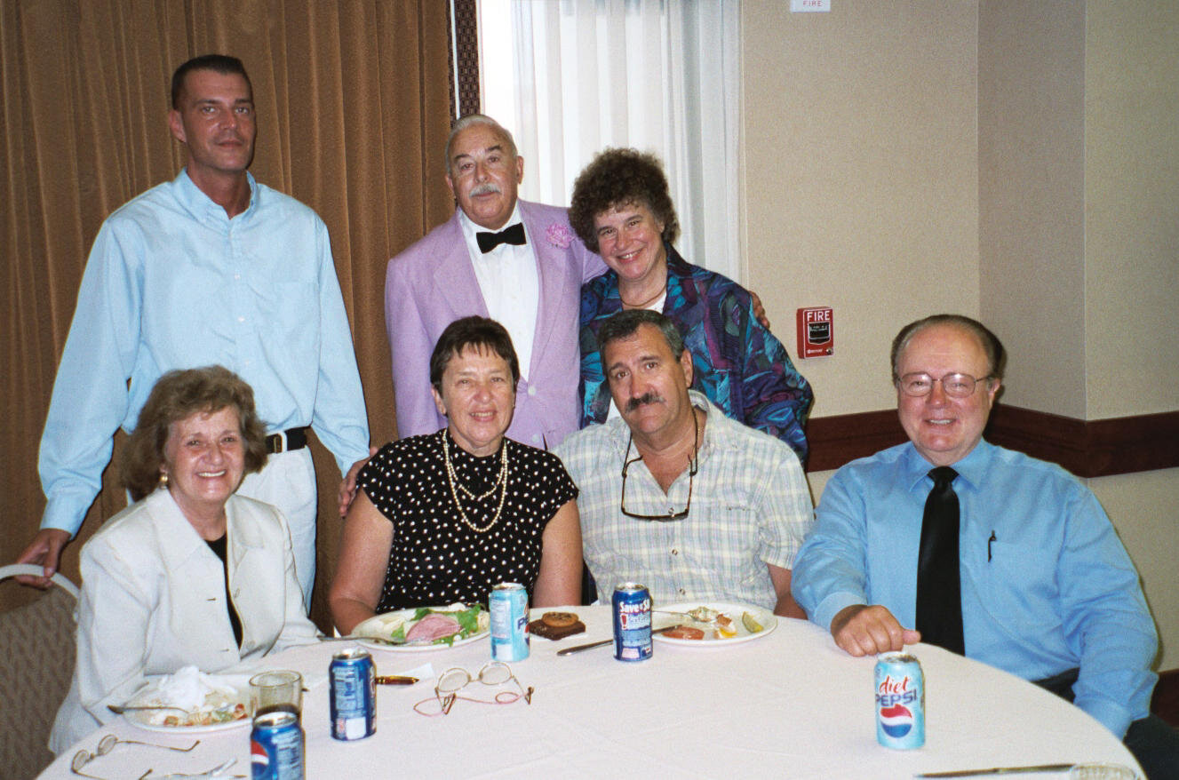 SEATED: Sue DeFazio (niece); Cloretta (niece) with husband, Mike ...