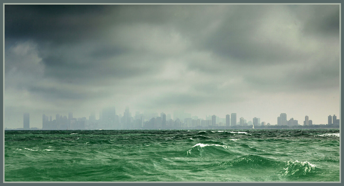 The curse of Chicago waters - waves in all possible directions ...